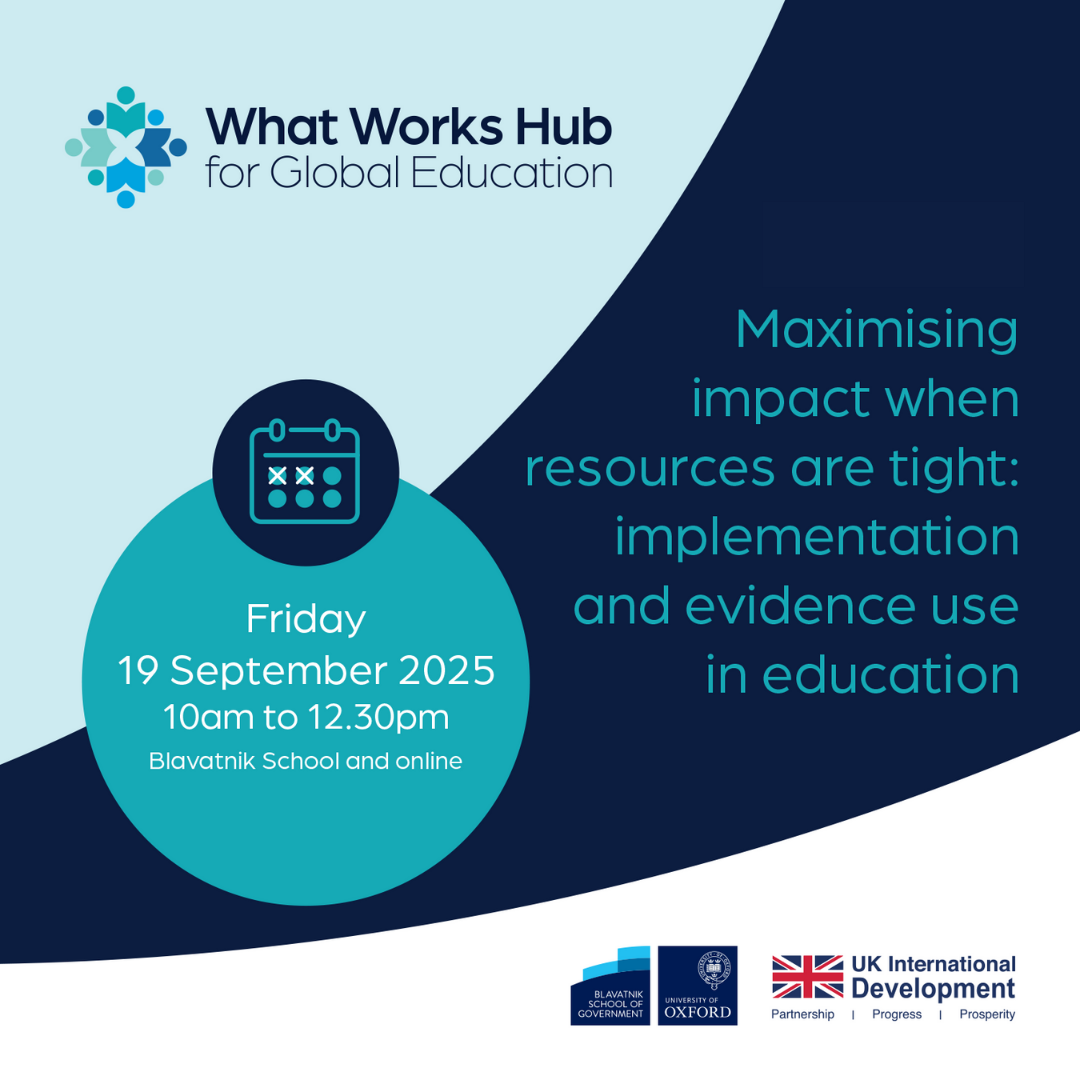 Maximising impact when resources are tight: implementation and evidence ...