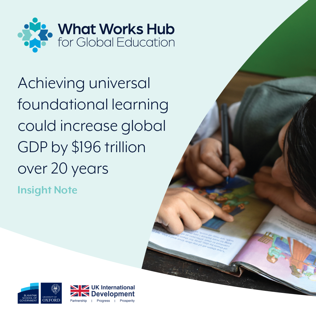 Achieving universal foundational learning could increase global GDP by ...